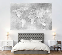 Minimalist World Map – ArtLexy