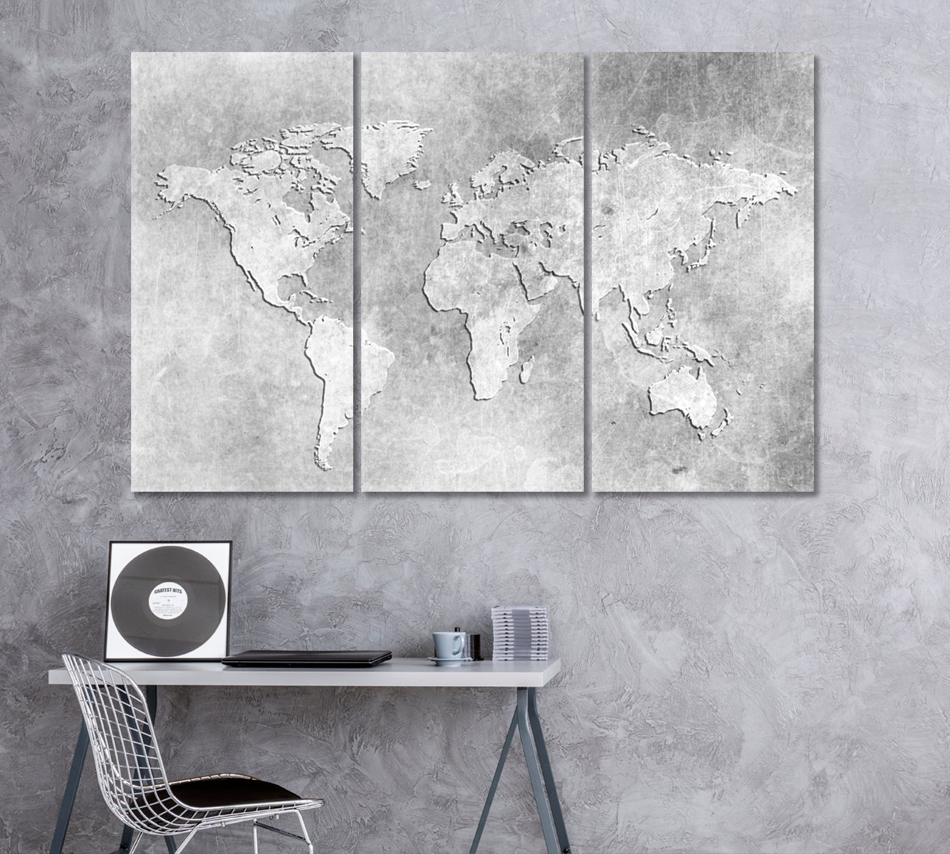 Minimalist World Map – ArtLexy