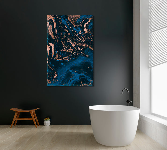 Abstract Blue Marble – ArtLexy