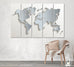 Abstract Minimalist World Map – ArtLexy