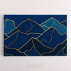 Abstract Gold Mountains – ArtLexy