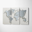 Abstract Minimalist World Map – ArtLexy
