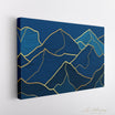 Abstract Gold Mountains – ArtLexy